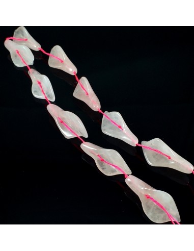 Cala cuart roz 40 mm - Accesorii Bijuterii